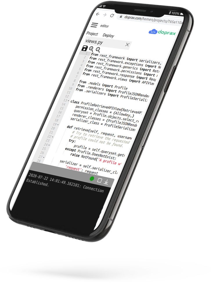 Doprax, cloud for python-based projects